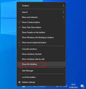 3 Ways to Quickly Access Windows 10 Desktop | GearUpWindows.com