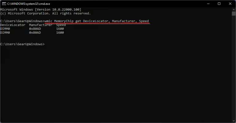 How to Check RAM Speed or Frequency on Windows 11/10? | Gear Up Windows
