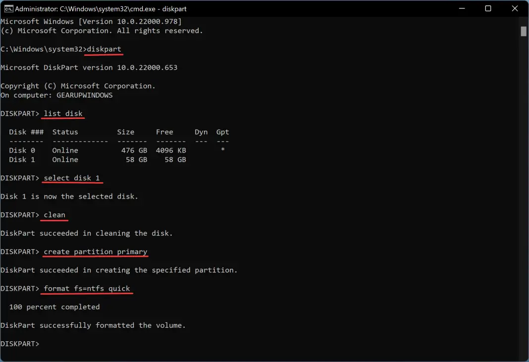 How To Create A Bootable Windows 10 Usb Disk Using Command Prompt