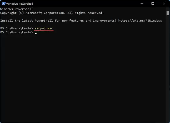How to Open Local Security Policy (secpol.msc) in Windows 11 or 10 ...