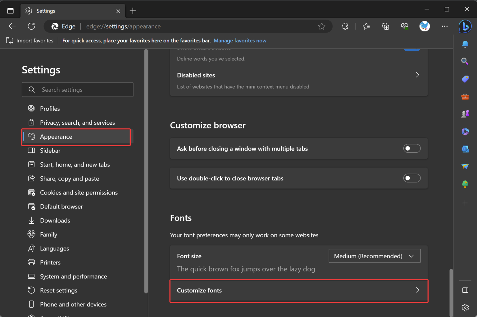 How to Change the Default Font Size in Microsoft Edge? | Gear Up Windows